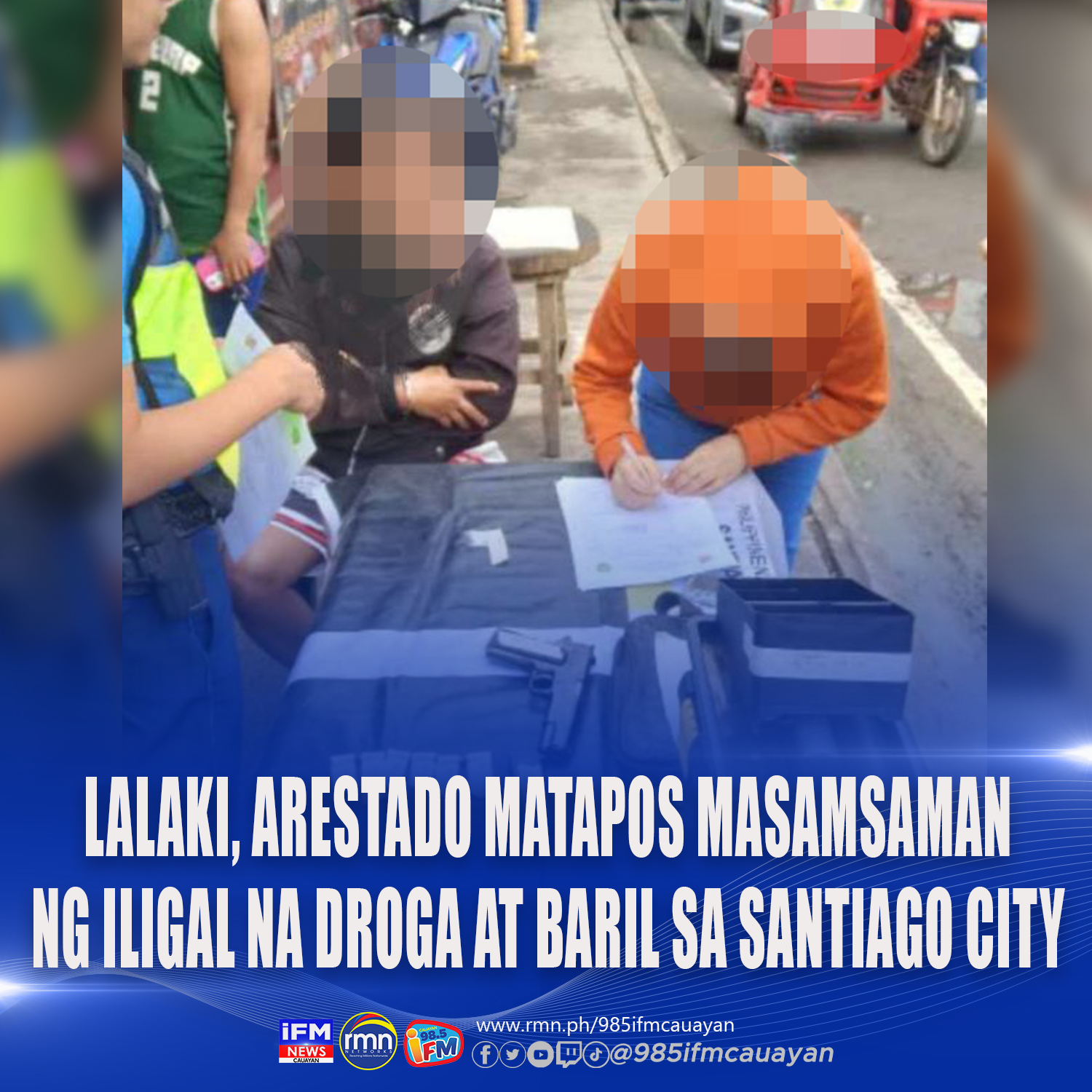 𝗟𝗔𝗟𝗔𝗞𝗜, 𝗔𝗥𝗘𝗦𝗧𝗔𝗗𝗢 𝗠𝗔𝗧𝗔𝗣𝗢𝗦 𝗠𝗔𝗦𝗔𝗠𝗦𝗔𝗠𝗔𝗡 𝗡𝗚 𝗜𝗟𝗜𝗚𝗔𝗟 𝗡𝗔 𝗗𝗥𝗢𝗚𝗔 𝗔𝗧 𝗕𝗔𝗥𝗜𝗟 𝗦𝗔 𝗦𝗔𝗡𝗧𝗜𝗔𝗚𝗢 𝗖𝗜𝗧𝗬 - RMN Networks