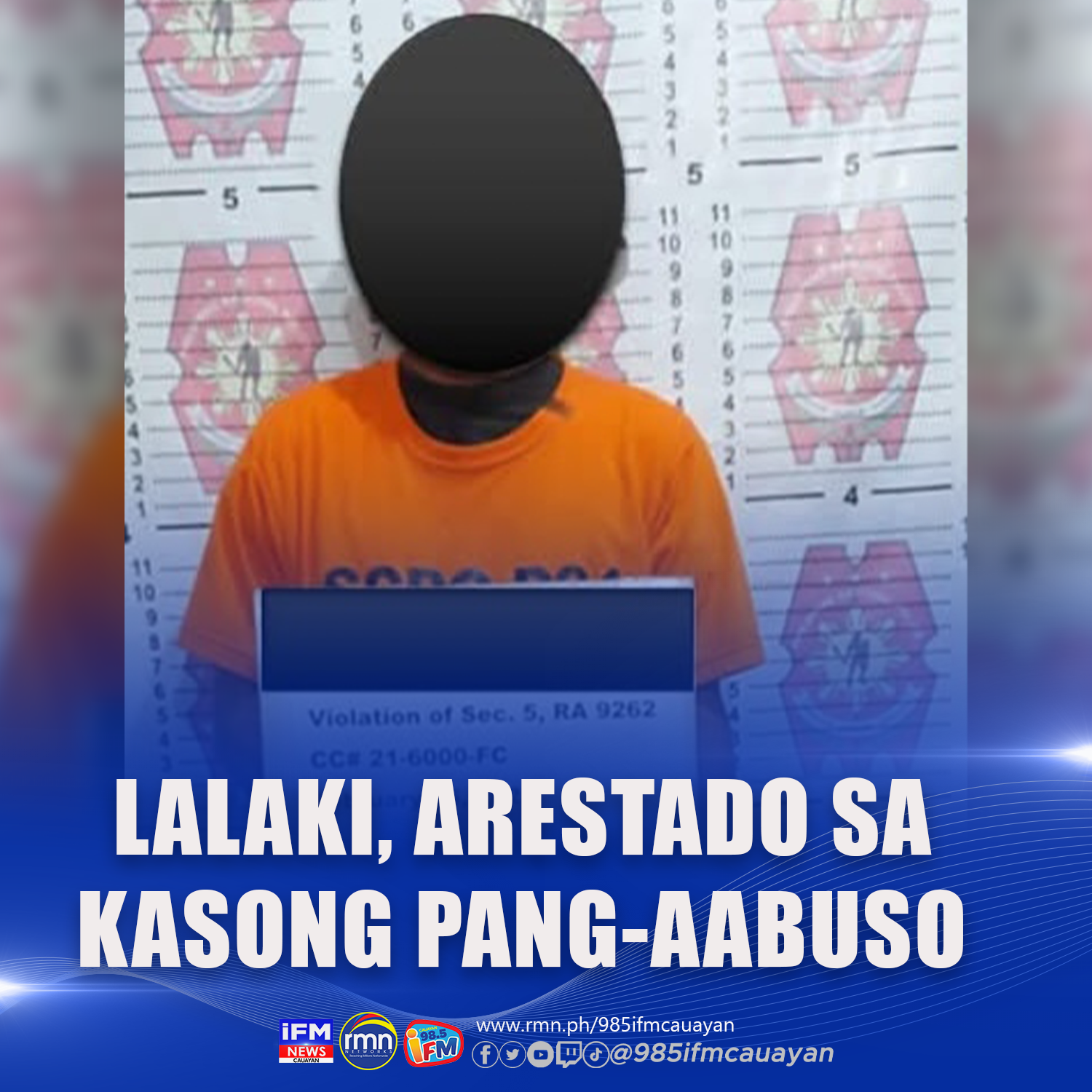 LALAKI, ARESTADO SA KASONG PANG-AABUSO - RMN Networks