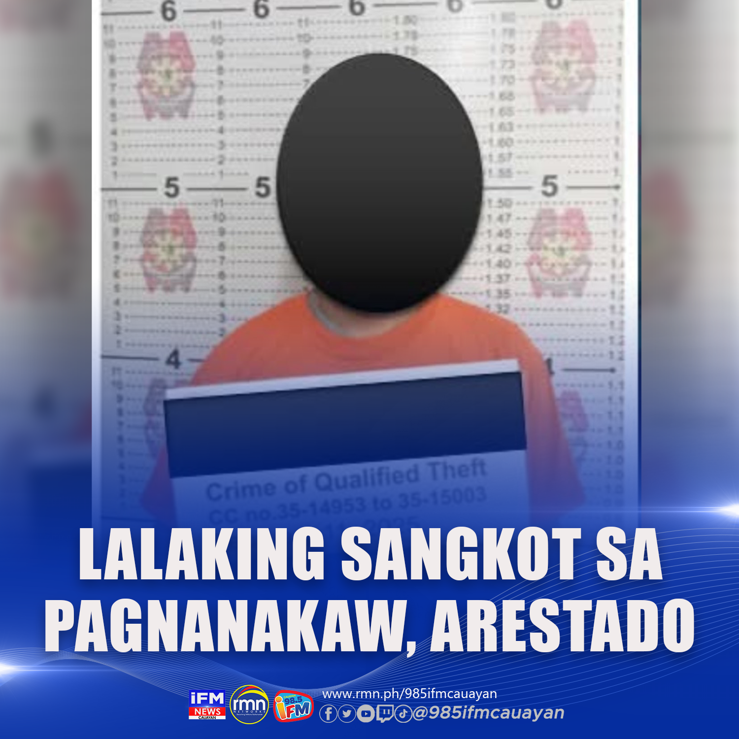 LALAKING SANGKOT SA PAGNANAKAW, ARESTADO - RMN Networks