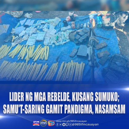 𝗟𝗜𝗗𝗘𝗥 𝗡𝗚 𝗠𝗚𝗔 𝗥𝗘𝗕𝗘𝗟𝗗𝗘, 𝗞𝗨𝗦𝗔𝗡𝗚 𝗦𝗨𝗠𝗨𝗞𝗢; 𝗦𝗔𝗠𝗨'𝗧-𝗦𝗔𝗥𝗜𝗡𝗚 𝗚𝗔𝗠𝗜𝗧 𝗣𝗔𝗡𝗗𝗜𝗚𝗠𝗔 ...
