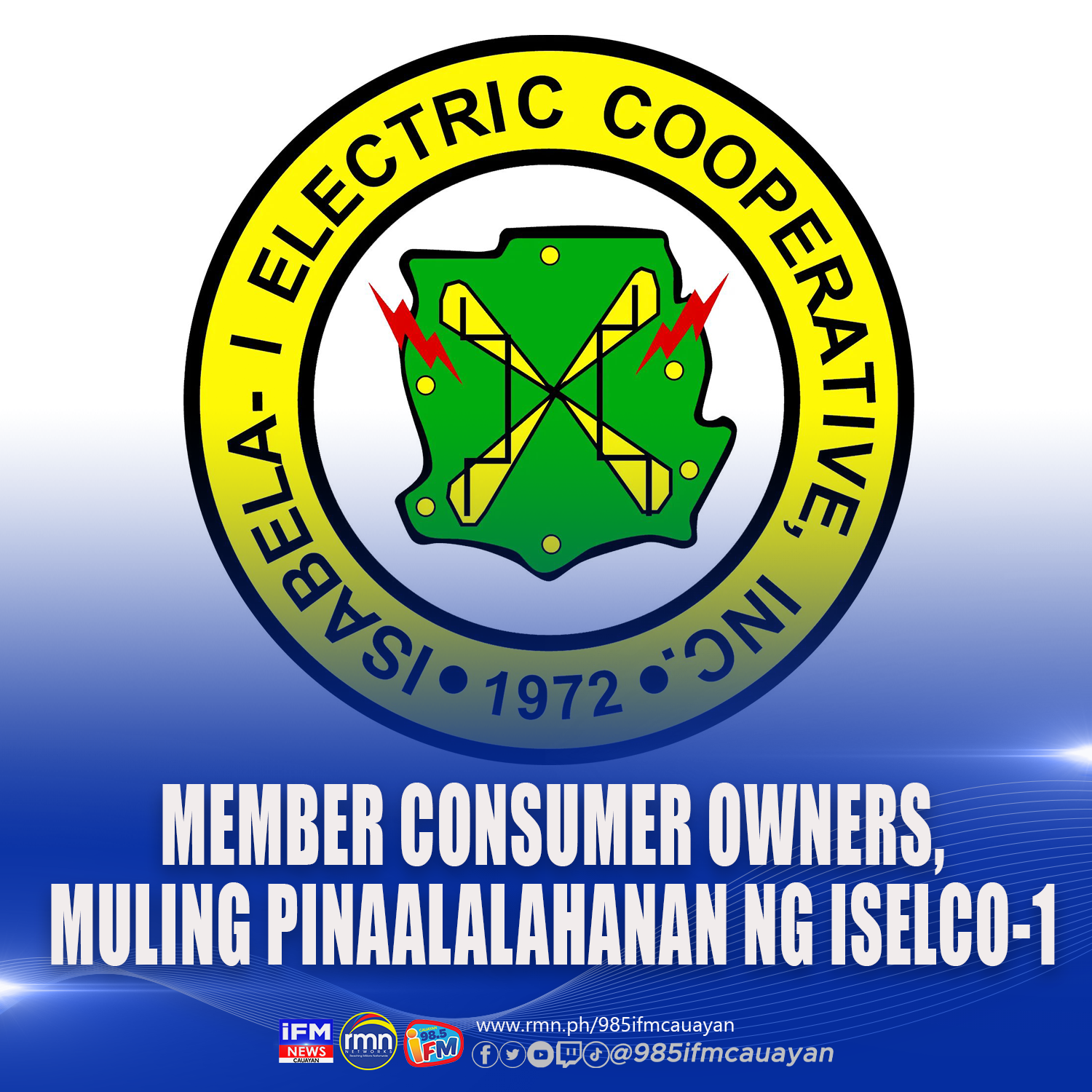 MEMBER CONSUMER OWNERS, MULING PINAALALAHANAN NG ISELCO-1 - RMN Networks