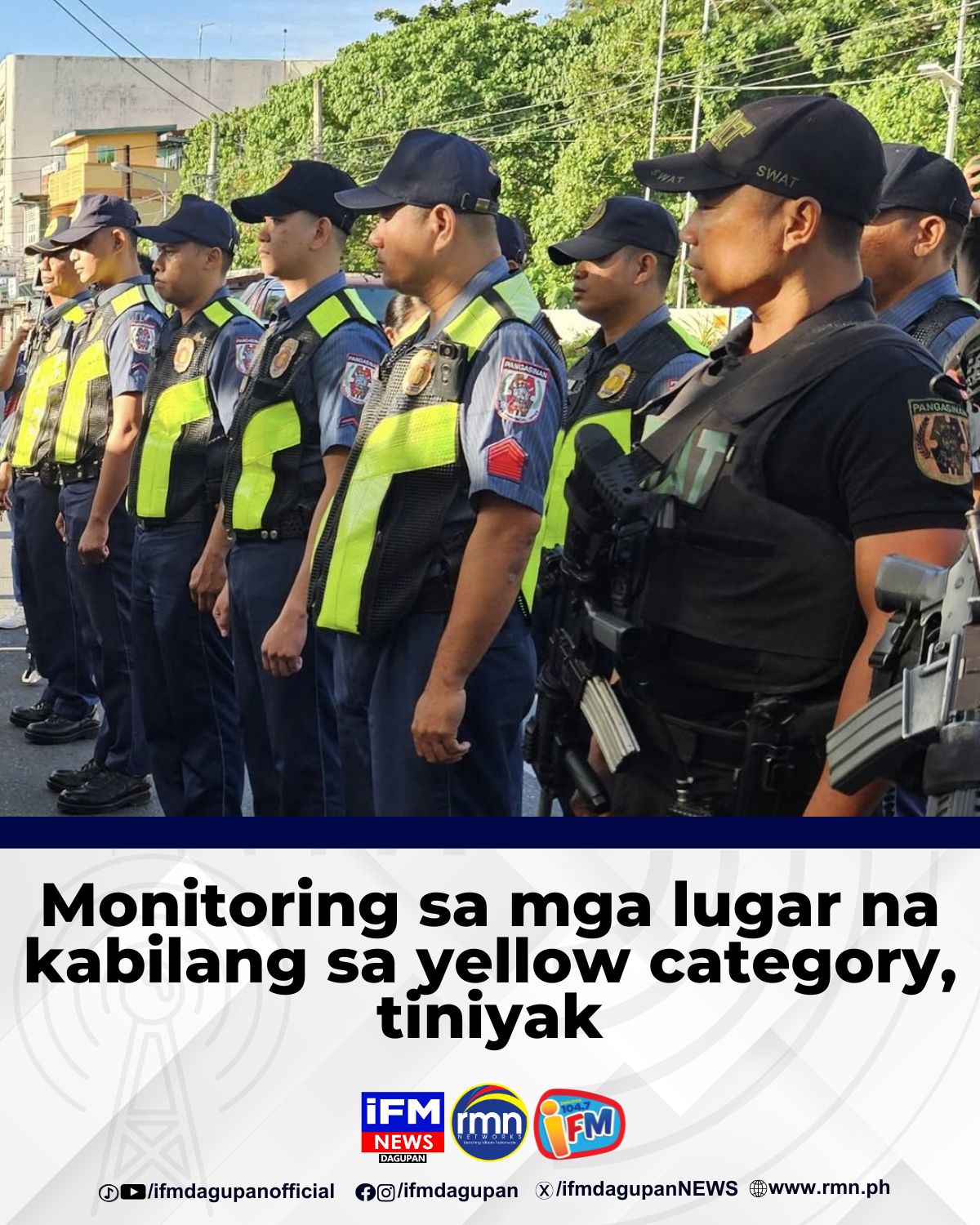 MONITORING SA MGA LUGAR NA KABILANG SA YELLOW CATEGORY, TINIYAK - RMN ...