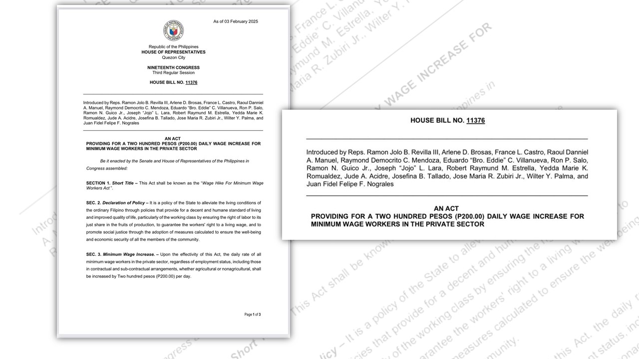 Panukalang umento sa sahod para sa minimum wage earners, nakalusot na sa ikalawang pagbasa ng ...
