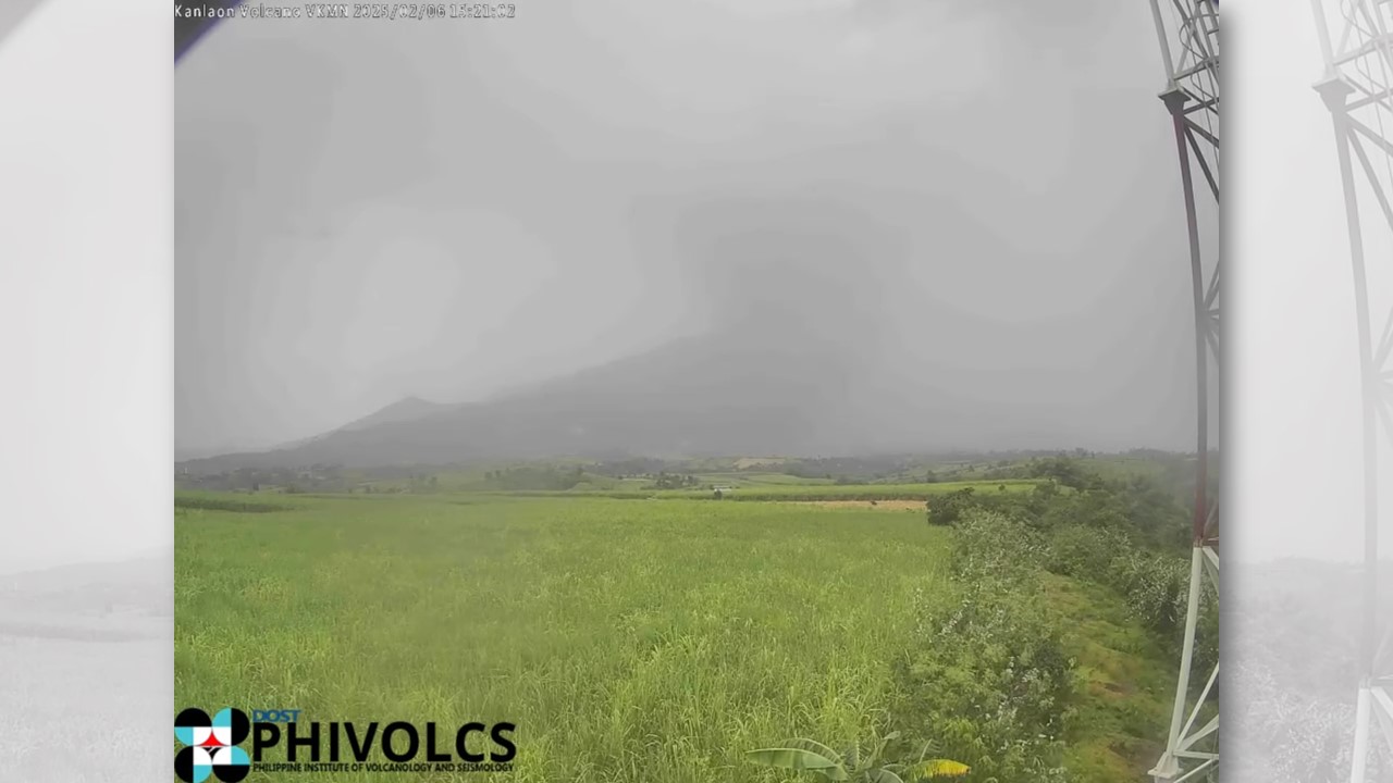 Mahinang pagsabog, naitala ng Phivolcs sa crater ng Bulkang Kanlaon - RMN Networks