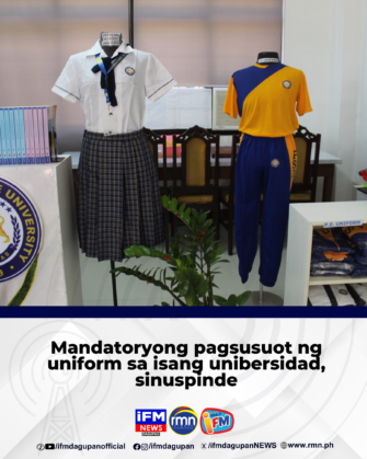 MANDATORYONG PAGSUSUOT NG UNIFORM SA ISANG UNIBERSIDAD SA PANGASINAN ...