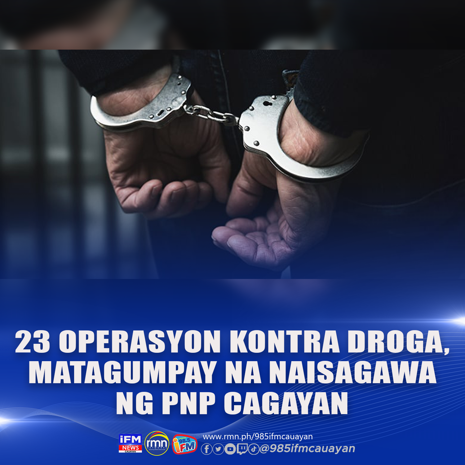 23 OPERASYON KONTRA DROGA, MATAGUMPAY NA NAISAGAWA NG PNP CAGAYAN - RMN Networks