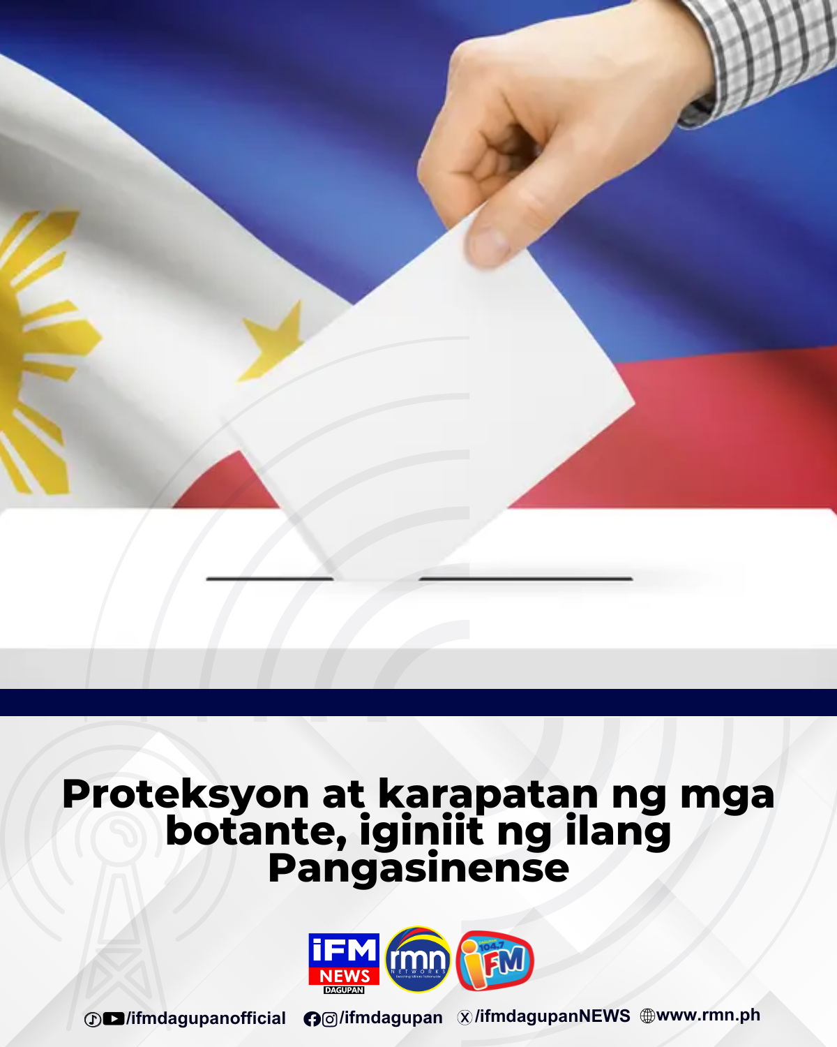 PROTEKSYON AT KARAPATAN NG MGA BOTANTE, IGINIIT NG ILANG PANGASINENSE ...