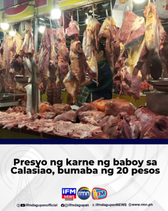 PRESYO NG KARNE NG BABOY SA CALASIAO, BUMABA NG 20 PESOS - RMN Networks