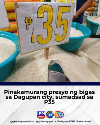 PINAKAMURANG PRESYO NG BIGAS SA DAGUPAN CITY, SUMADSAD SA P35 - RMN Networks
