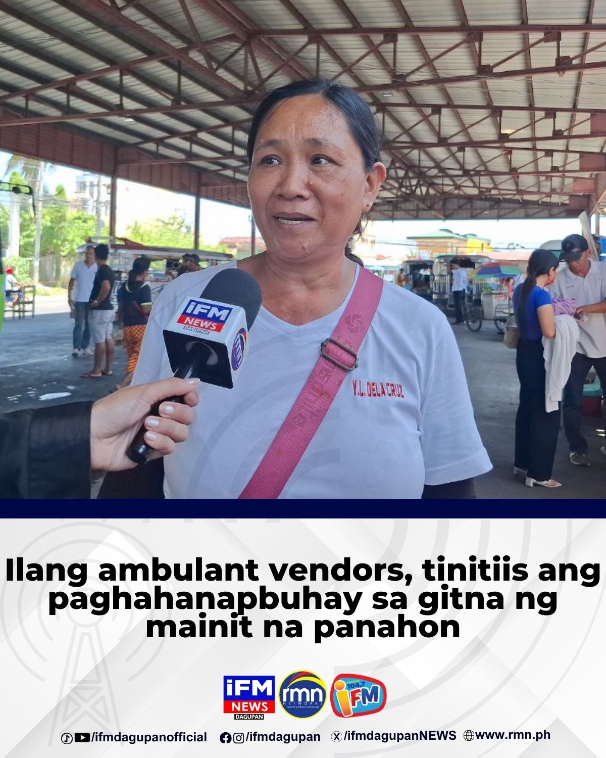 ILANG AMBULANT VENDORS TINITIIS ANG PAGHAHANAPBUHAY SA GITNA NG MAINIT NA PANAHON - RMN Networks