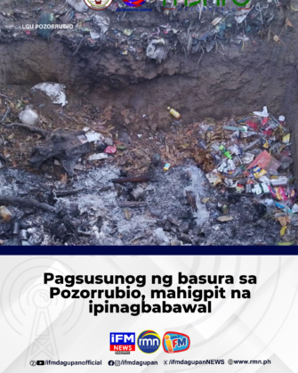 PAGSUSUNOG NG BASURA SA POZORRUBIO, MAHIGPIT NA IPINAGBABAWAL - RMN Networks