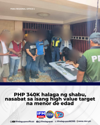 P340K HALAGA NG SHABU, NASABAT SA ISANG HIGH VALUE TARGET NA MENOR DE EDAD - RMN Networks