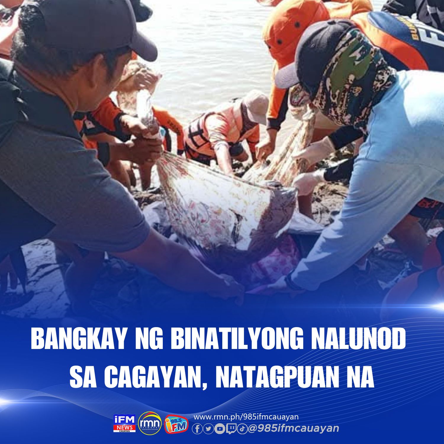 BANGKAY NG BINATILYONG NALUNOD SA CAGAYAN, NATAGPUAN NA - RMN Networks