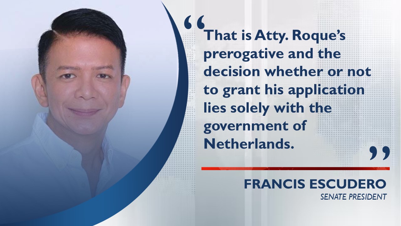 Paghingi ng asylum sa gobyerno ng The Netherlands, prerogative na ni ...