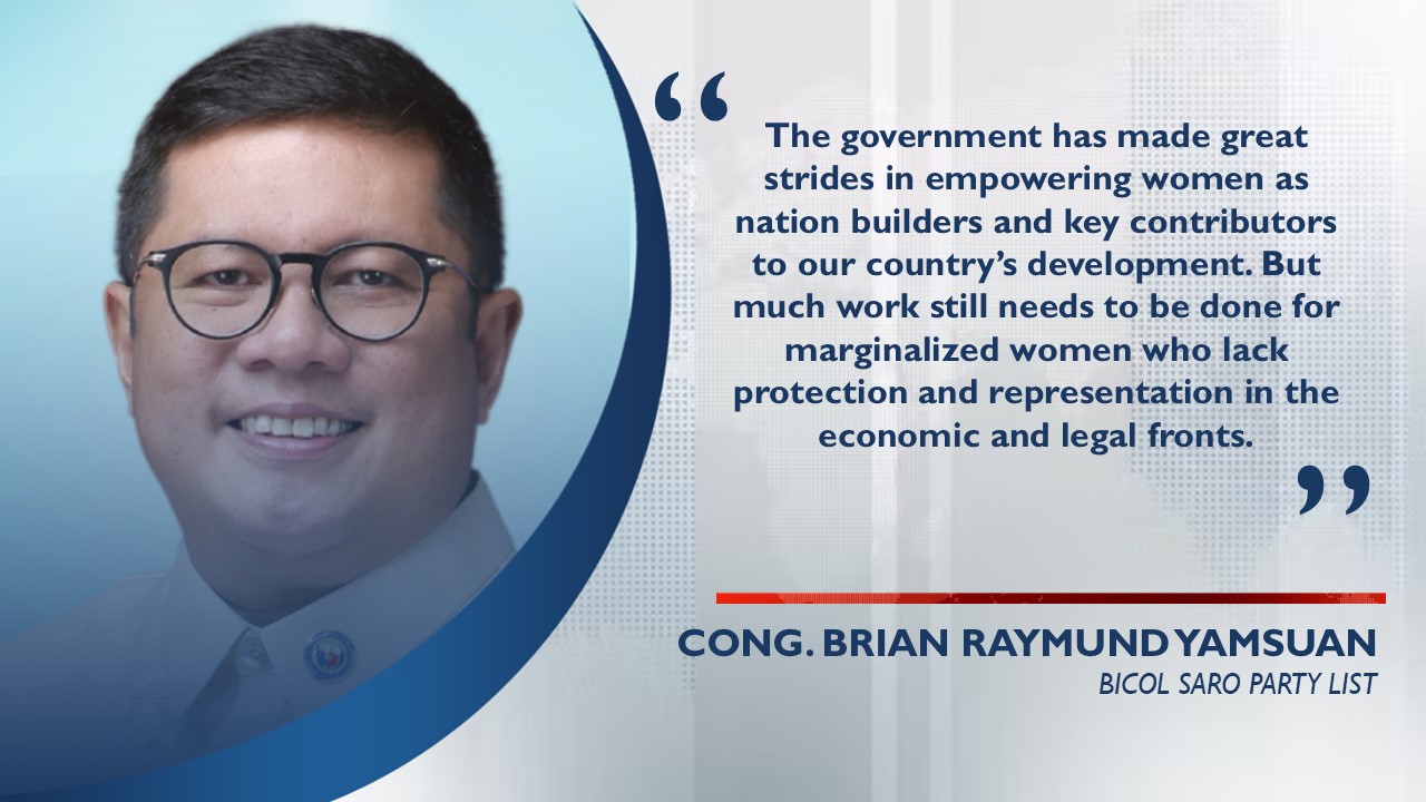 Mga panukalang batas para sa kapakanan ng mga kababaihan, kailangang maipasa sa lalong madaling ...