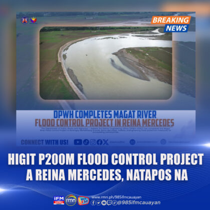 HIGIT P200M FLOOD CONTROL PROJECT SA REINA MERCEDES, NATAPOS NA - RMN ...