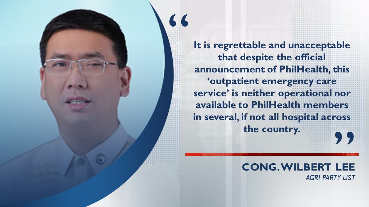 Outpatient Emergency Care Benefit package ng Philhealth, hindi umano ...