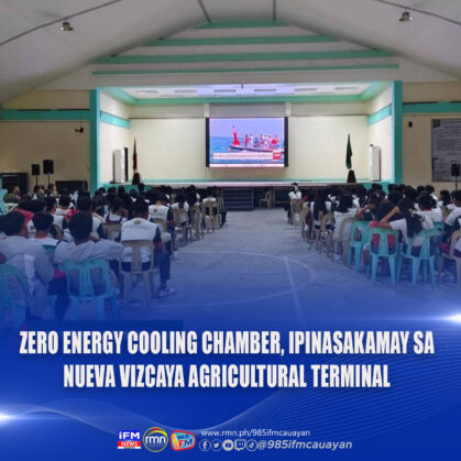 ZERO ENERGY COOLING CHAMBER, IPINASAKAMAY SA NUEVA VIZCAYA AGRICULTURAL ...