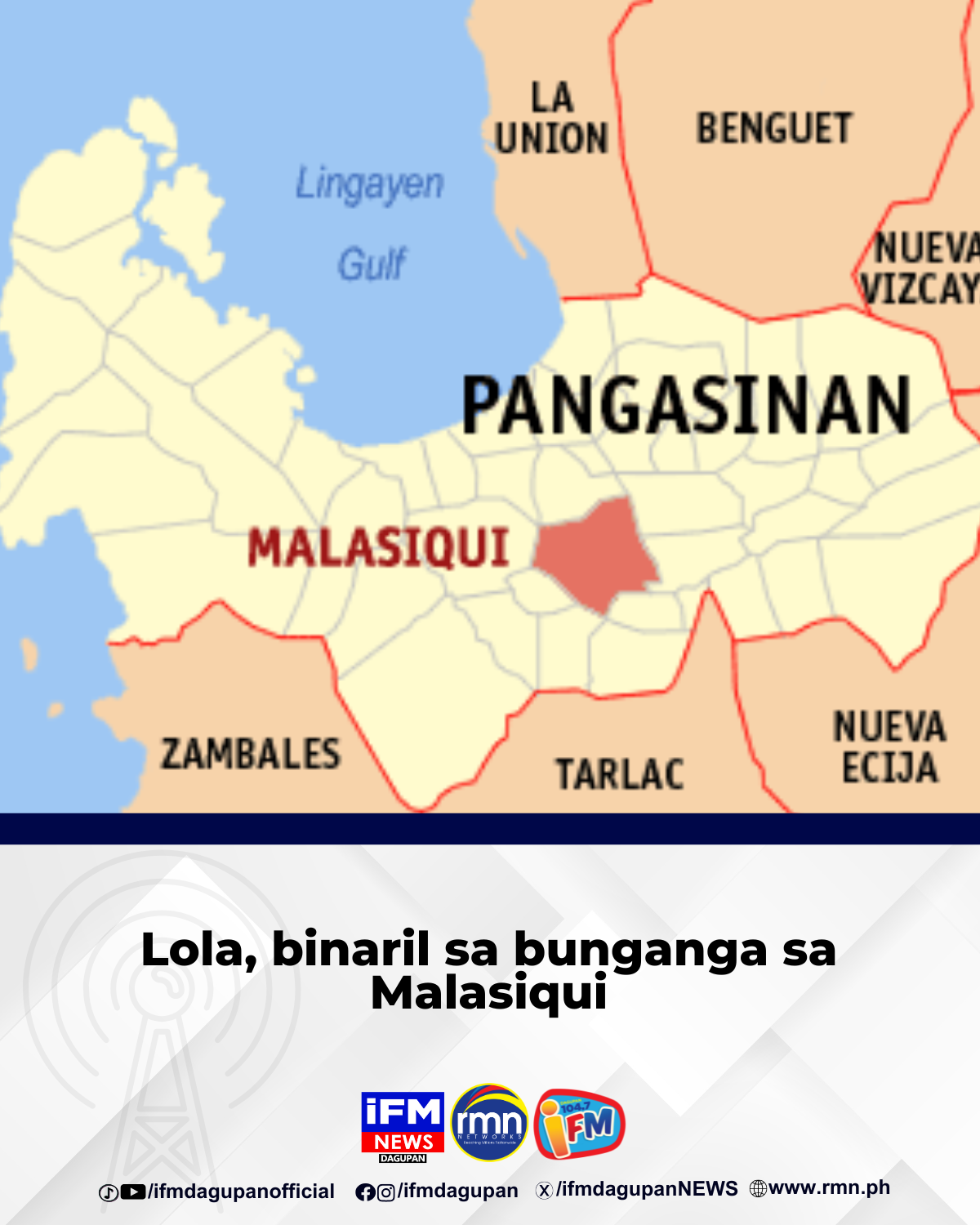LOLA, BINARIL SA BUNGANGA SA MALASIQUI - RMN Networks