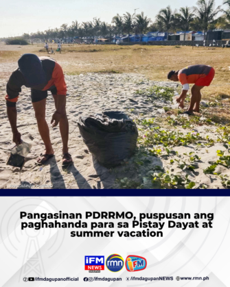PANGASINAN PDRRMO, PUSPUSAN ANG PAGHAHANDA PARA SA PISTAY DAYAT AT SUMMER VACATION - RMN Networks