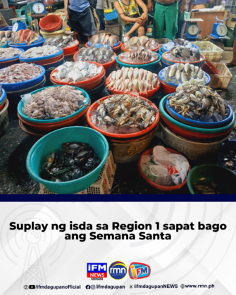 SUPLAY NG ISDA SA REGION 1 SAPAT BAGO ANG SEMANA SANTA - RMN Networks