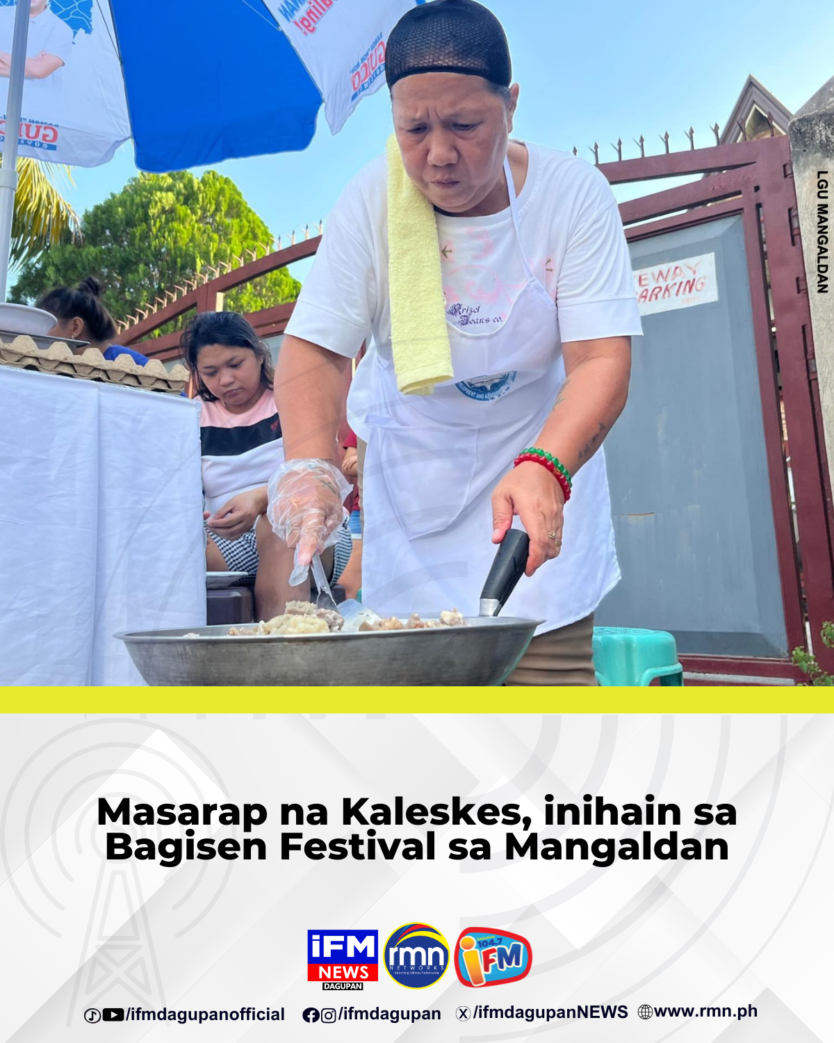 MASARAP NA KALESKES, INIHAIN SA BAGISEN FESTIVAL SA MANGALDAN - RMN ...