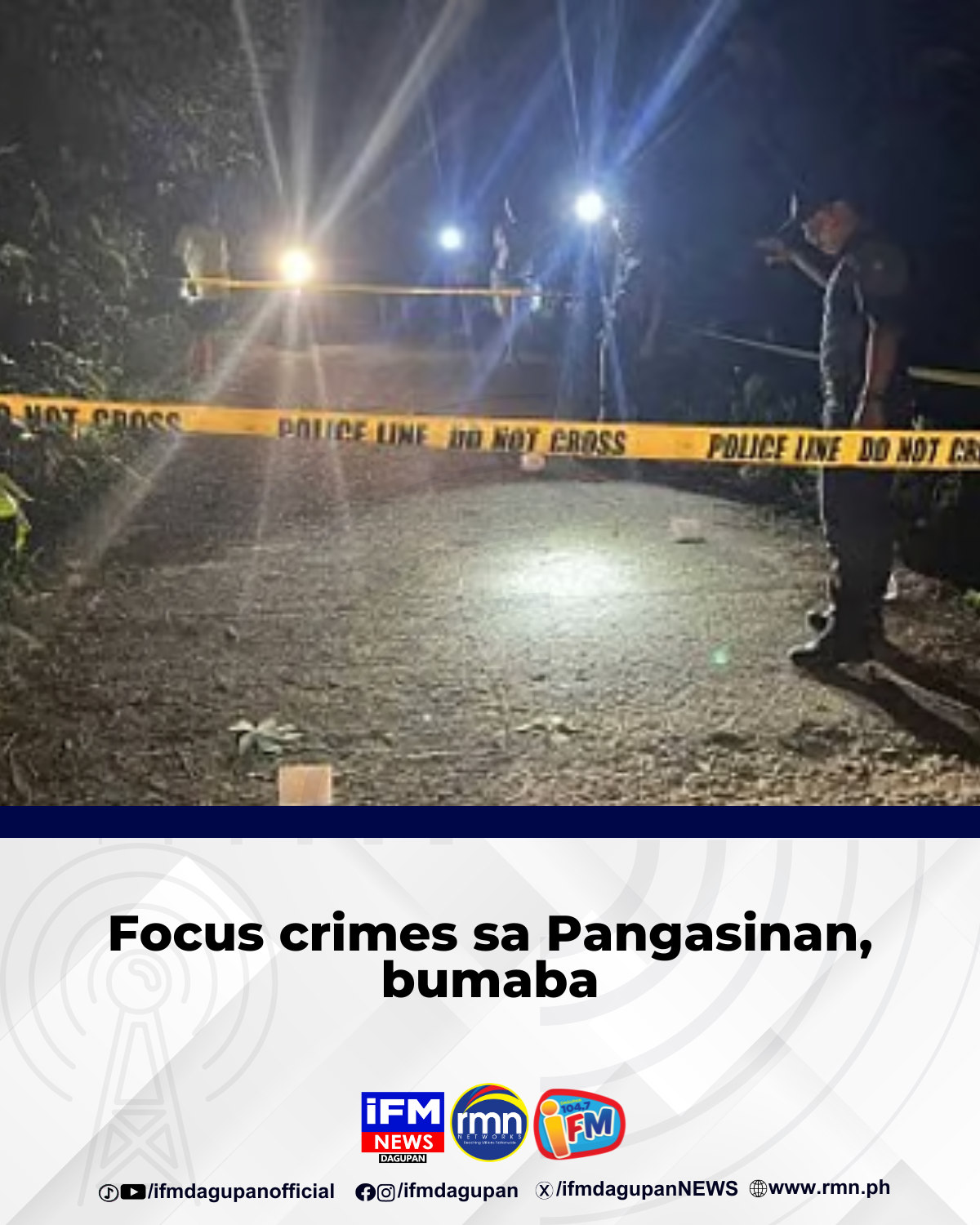 FOCUS CRIMES SA PANGASINAN, BUMABA - RMN Networks