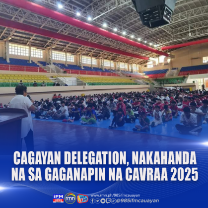 CAGAYAN DELEGATION, NAKAHANDA NA SA GAGANAPIN NA CAVRAA 2025 - RMN Networks