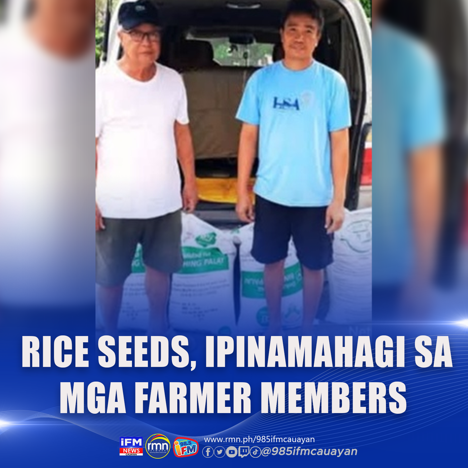 RICE SEEDS, IPINAMAHAGI SA MGA FARMER MEMBERS - RMN Networks