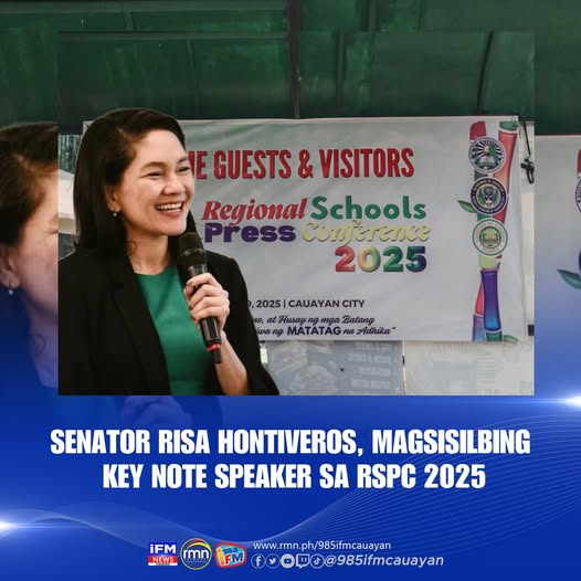 SENATOR RISA HONTIVEROS, MAGSISILBING KEY NOTE SPEAKER SA RSPC 2025 - RMN Networks