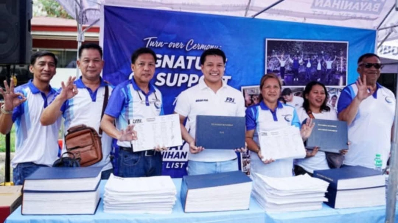 500,000 lagda mula sa volunteer, group suporta para sa FPJ Panday ...