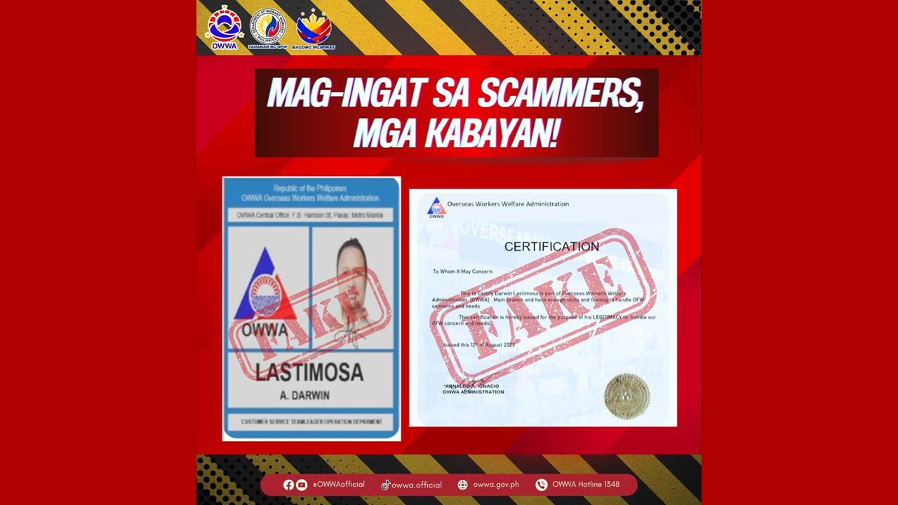 OWAA, pinag-iingat ang publiko sa mga scammer - RMN Networks