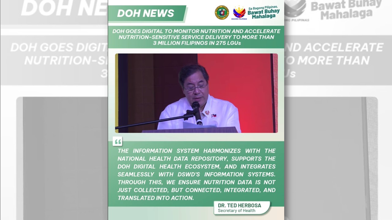 DOH, mas pinalakas ang digitalization para sa pagbibigay ng serbisyong ...