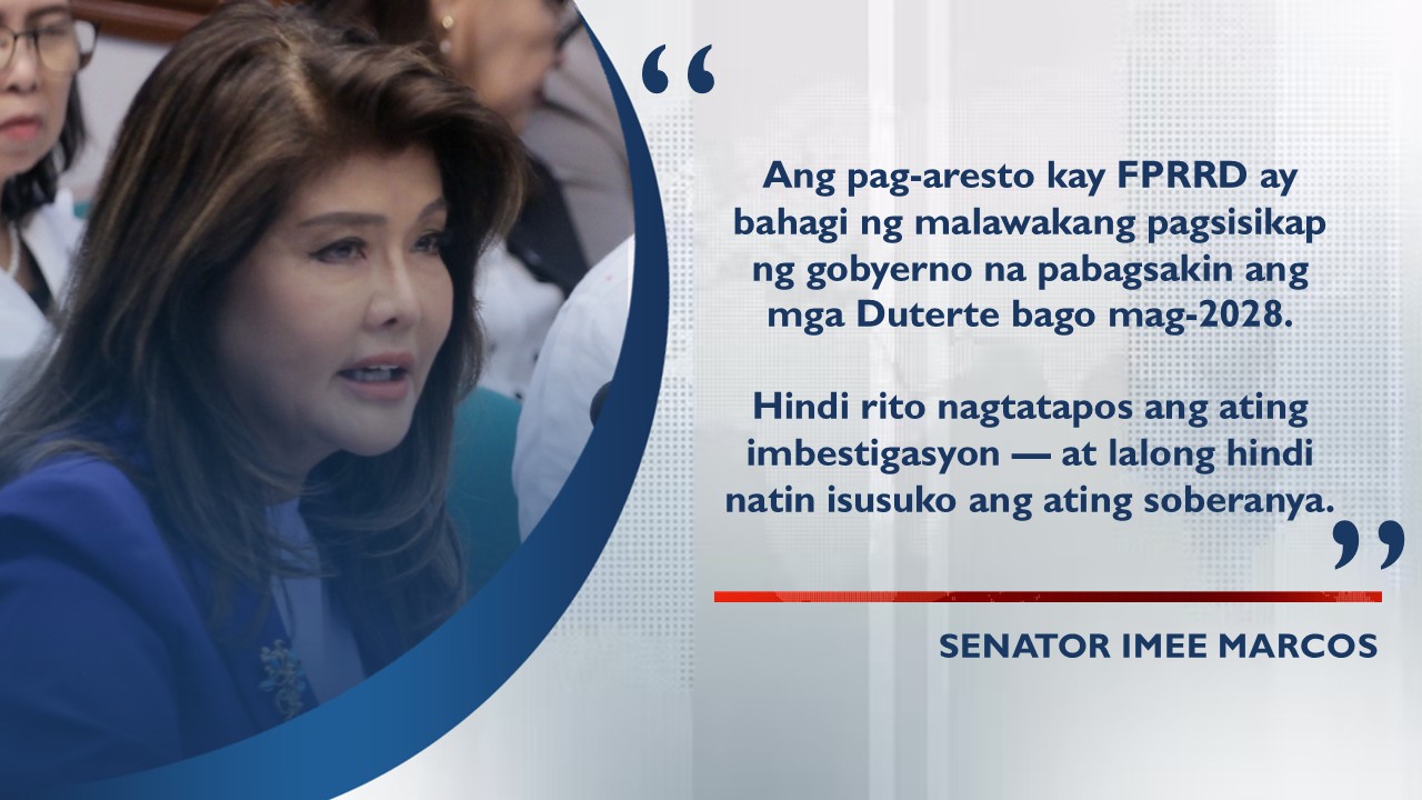 Imbestigasyon sa pag-aresto kay FPRRD, hindi pa isasara ng Senado - RMN Networks