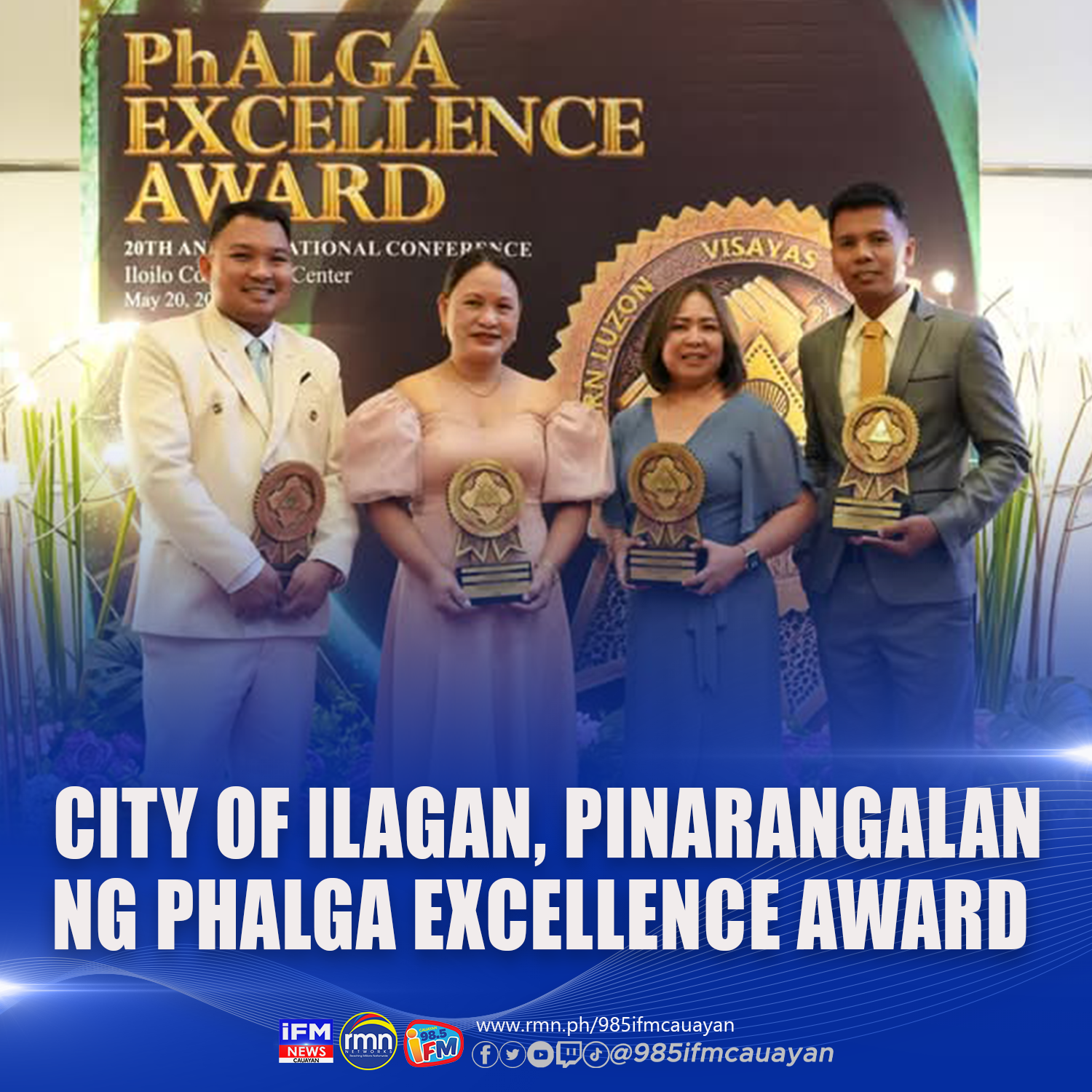 CITY OF ILAGAN, PINARANGALAN NG PHALGA EXCELLENCE AWARD - RMN Networks