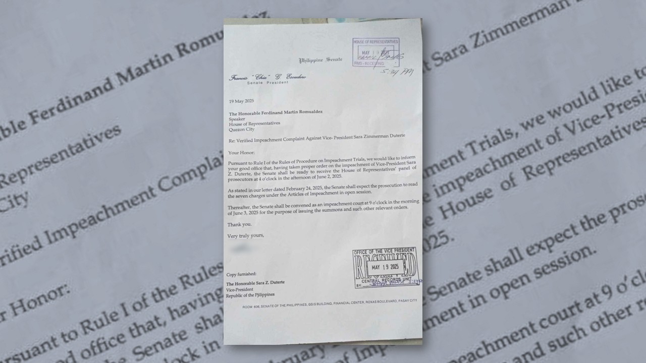 Senado, inabisuhan na ang Kamara para sa pagsisimula ng impeachment process ni VP Sara - RMN ...
