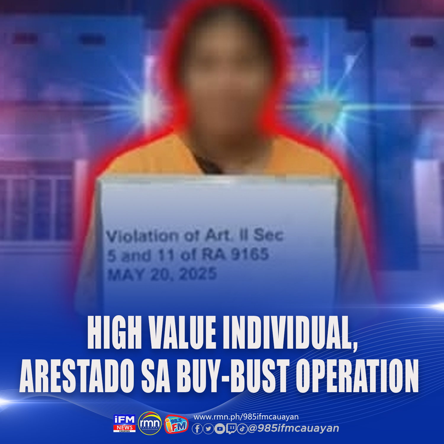 HIGH VALUE INDIVIDUAL, ARESTADO SA BUY-BUST OPERATION - RMN Networks