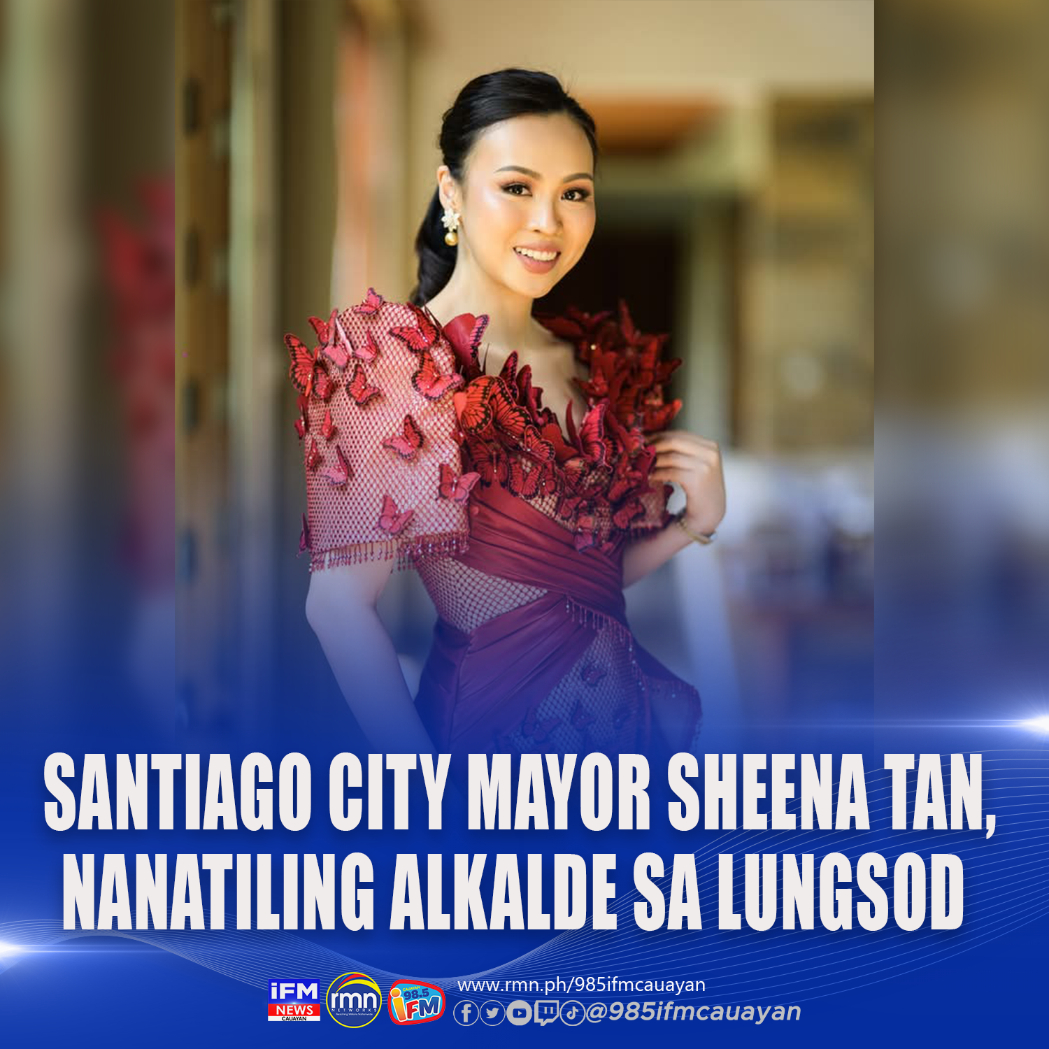 SANTIAGO CITY MAYOR SHEENA TAN, NANATILING ALKALDE SA LUNGSOD - RMN ...