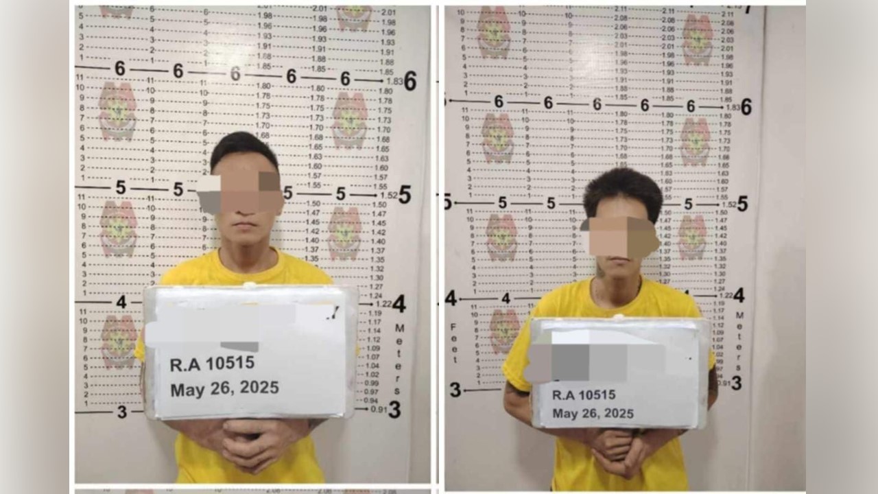 2 lalaki na nagtago sa sa manhole, arestado sa pagnanakaw ng mahigit P110K halaga ng telephone ...