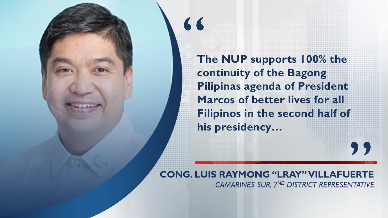 National Unity Party, dumagdag sa mga nagsusulong na manatili bilang House Speaker si Romualdez ...