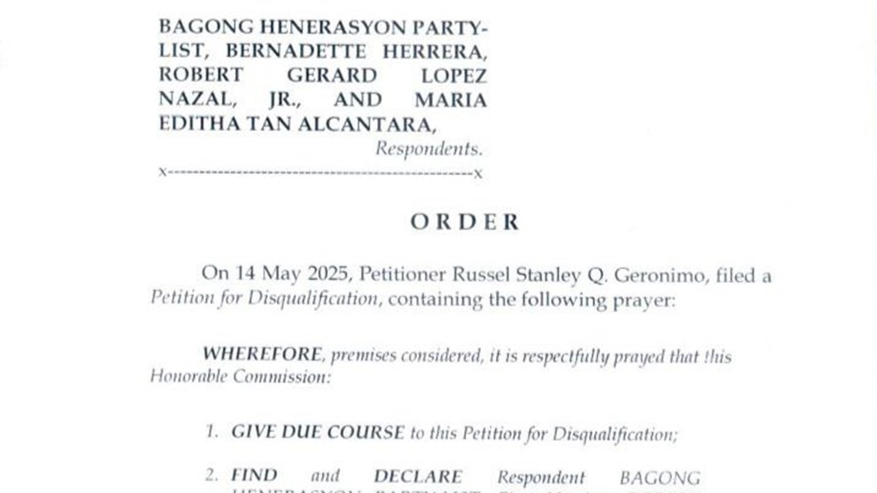 Petisyon laban sa BH Party-list, ibinasura ng Comelec first division - RMN Networks