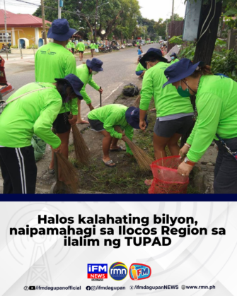 HALOS KALAHATING BILYON, NAIPAMAHAGI SA ILOCOS REGION SA ILALIM NG ...