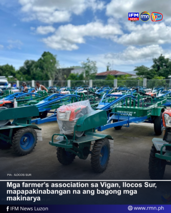 MGA FARMERS ASSOCIATION SA VIGAN, ILOCOS SUR, MAPAPAKINABANGAN NA ANG ...