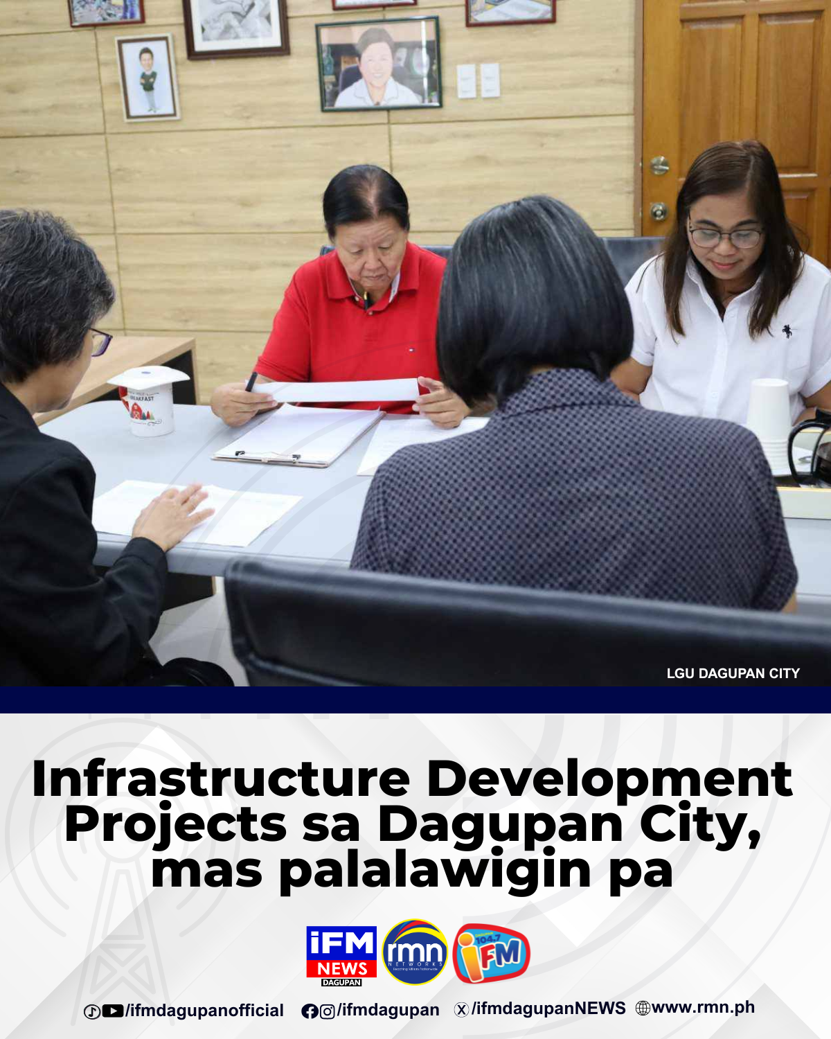 INFRASTRUCTURE DEVELOPMENT PROJECTS SA DAGUPAN CITY, MAS PALALAWIGIN PA - RMN Networks
