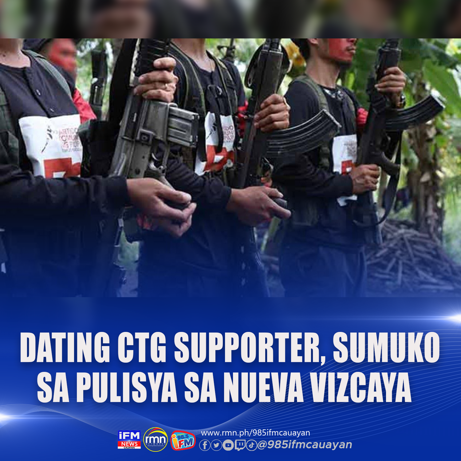 DATING CTG SUPPORTER, SUMUKO SA PULISYA SA NUEVA VIZCAYA - RMN Networks