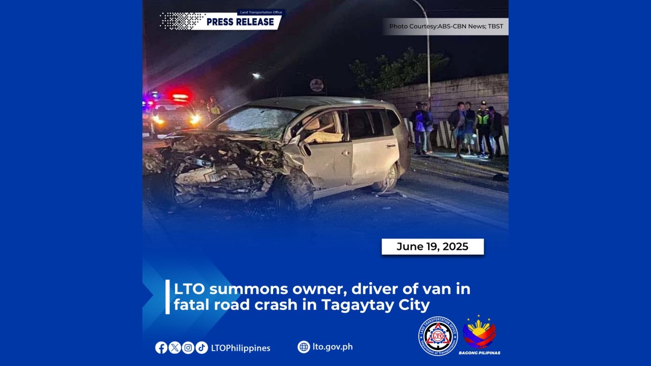 LTO, pinagpapaliwanag ang may-ari at driver ng van na sangkot sa ...