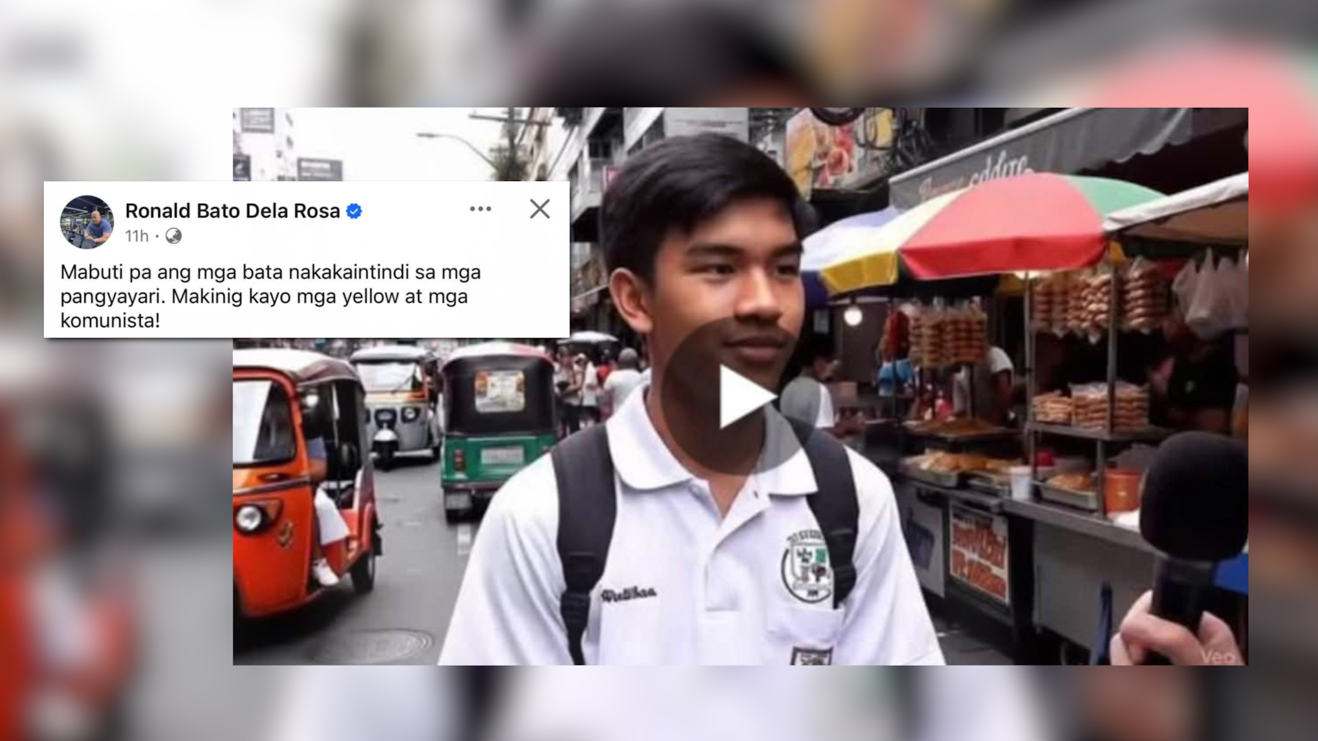 Pag-share ni Senator Bato ng AI-generated video laban sa impeachment ...