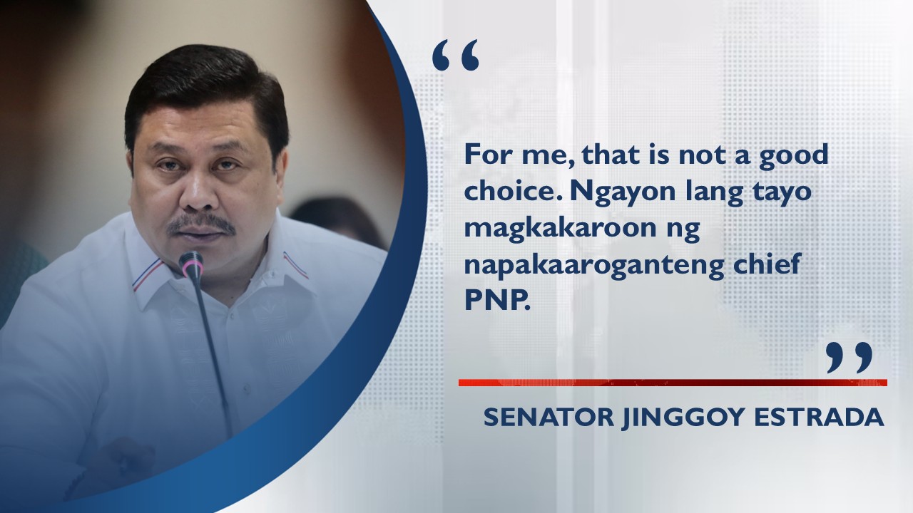 Senador, dismayado sa pagkakatalaga kay PMGEN. Nicolas Torre III bilang ...