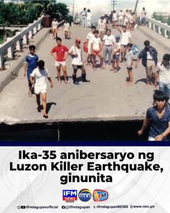 IKA-35 ANIBERSARYO NG LUZON KILLER EARTHQUAKE, GINUNITA SA DAGUPAN CITY - RMN Networks