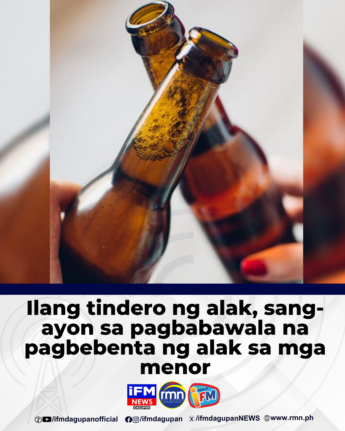 ILANG TINDERO NG ALAK, SANG-AYON SA PAGBABAWAL NG PAGBEBENTA NG ALAK SA ...